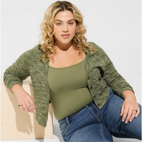 torrid | Sweaters | Torrid Cardigan Sweater Green X 3x | Poshmark